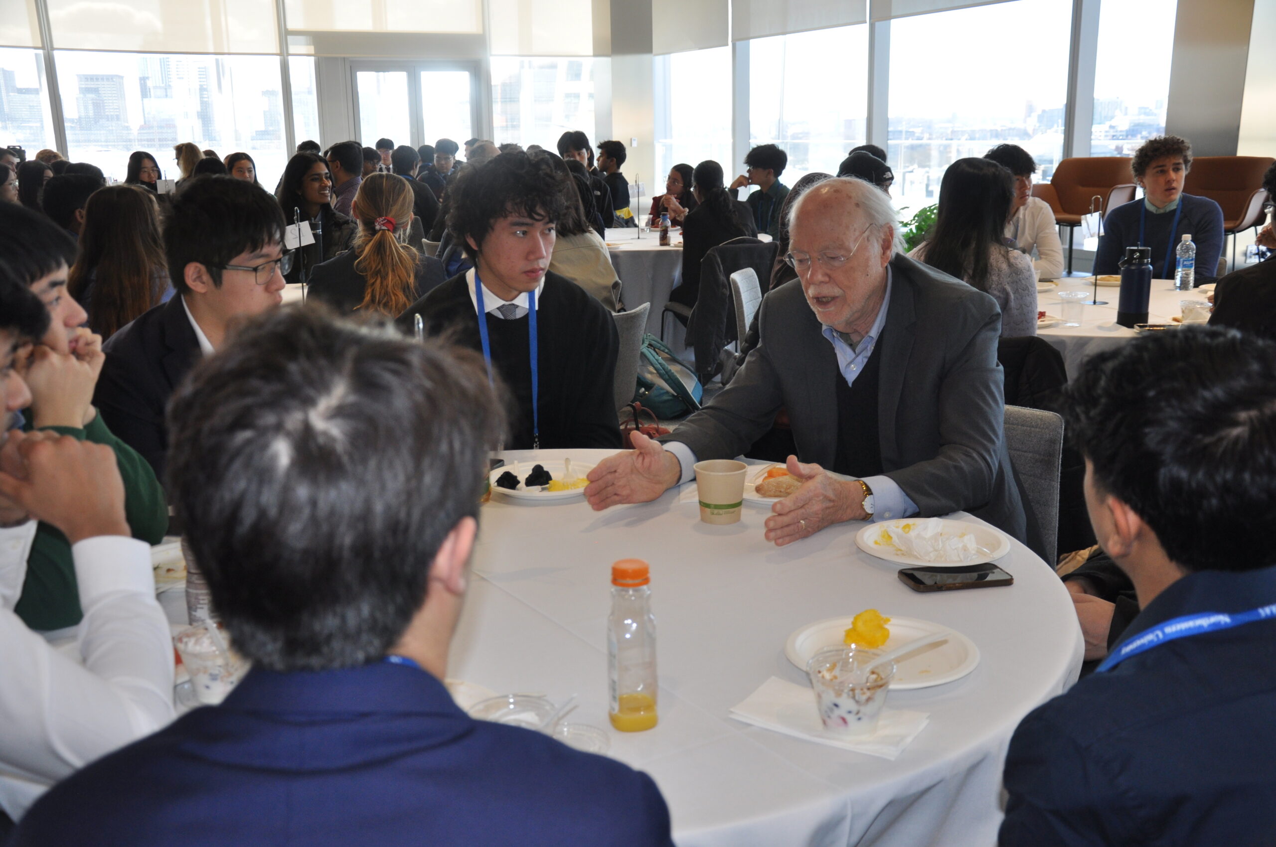 Breakfast of champions: MIT hosts top young scientists - MIT School of ...